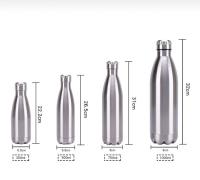 China Wholesale 17 oz Stainless Steel Insulated Water Bottle Double Wall Vacuum Leak Proof Sports Cup 500ml for sale