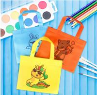 China Wholesale Blank Non Woven Gift Bags 80gsm 15cm 20cm 25cm with Handles for Party Favor Baby Shower Birthday for sale