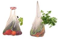 China Reusable Mesh Fabric Vegetables Grocery Market Tote Bag for sale