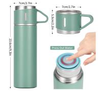 China 500ml Vacuum Flask Double Wall Stainless Steel Insulated Water Bottle BPA Free 12h Hot 24h Cold for sale
