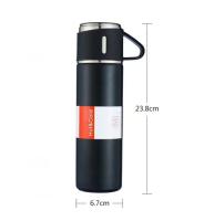 China 500ml Double Wall Insulated Vacuum Sports Bottle with Leak Proof Lid Custom Logo for sale