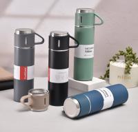 China 500ml Double Wall Insulated Vacuum Sports Bottle with Leak Proof Lid Custom Logo for sale