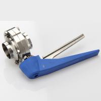China 3 Inch Ss 304 Butterfly Valve Low Pressure Din40 Food Grade Dn10 Rjt for sale