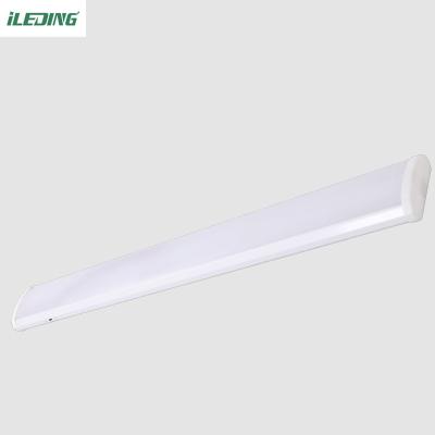 China IP65 40W 46W 347V ETL DLC Office LED Wraparound Lighting Fixture Low Profile 140Lm/W for sale
