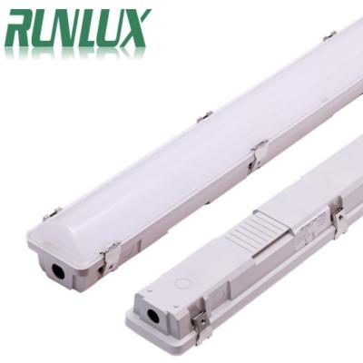 China IP66 IK10 LED Tri Proof Light 2ft 4ft 5ft 8ft 140Lm/W 3CCT Switchable for Warehouse for sale