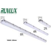 China IP66 IK10 LED Tri Proof Light 2ft 4ft 5ft 8ft 140Lm/W 3CCT Switchable for Warehouse for sale