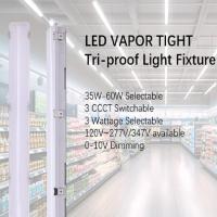 China IP66 IK10 LED Tri Proof Light 2ft 4ft 5ft 8ft 140Lm/W 3CCT Switchable for Warehouse for sale