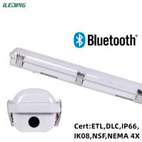 China Industrial 60W 4FT LED Vapor Tight Light Fixture IP67 Waterproof 120-277V for sale