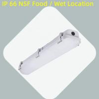 China LED Vapor Tight 2ft 3CCT Selectable 80 Ra IP66 Linkable Lighting Fixture 120-277V for sale