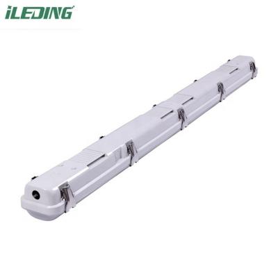 China Industrial 60W LED Vapor Tight Light Fixture 4FT Low Bay 120-277V DLC Premium for sale