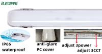 China Industrial 60W LED Vapor Tight Light Fixture 4FT Low Bay 120-277V DLC Premium for sale