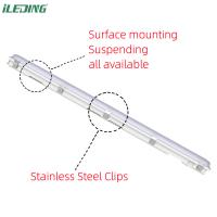 China LED Vapor Tight Light Fixture 4FT 5FT 55W Moisture Proof Garage Light for Storage for sale