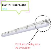 China LED Vapor Tight Light Fixture 4FT 5FT 55W Moisture Proof Garage Light for Storage for sale