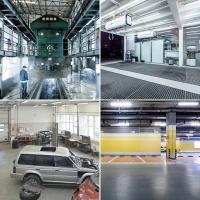 China LED Vapor Tight Fixture 120V-277V IP66 IK10 140lm/W Selectable CCT for Industrial Use for sale