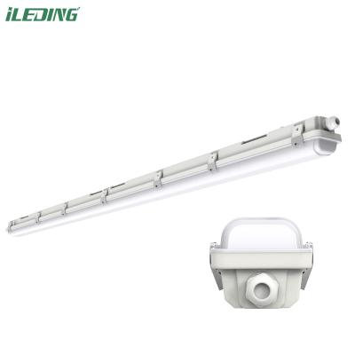 China LED Tri-Proof Light IP66 Dimmable 4FT 35W Switchable CCT 3000K 5000K Vapor Tight Garage Light for sale