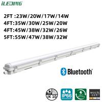 China LED Tri-Proof Light IP66 Dimmable 4FT 35W Switchable CCT 3000K 5000K Vapor Tight Garage Light for sale