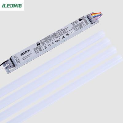 China LED Linear Retrofit Kit Extrusion Housing Channel 4FT Length PC Cover 46W Selectable CCT for sale
