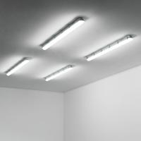 China 55W 80 Ra Car Washing LED Linear Vapor Tight Fixture AC 110V 5FT Tri Proof Light for sale