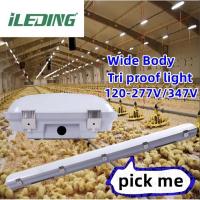 China 155W 4FT Tri Proof LED Vapor Tight Light 22000LM IP67 IK10 50000H for sale