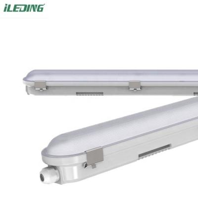 China 5FT IP66 LED Tri Proof Vapor Tight Light 55W Dimmable 120-277V for Garage Warehouse for sale