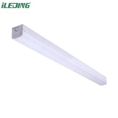 China LED 34W 4FT Batten Light IP65 Linear Supermarket Fixture Dimmable 3CCT 3 Power for sale