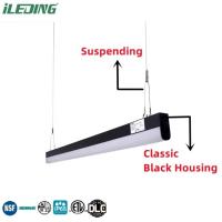 China LED 34W 4FT Batten Light IP65 Linear Supermarket Fixture Dimmable 3CCT 3 Power for sale