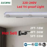 China 36W 4FT LED Tri-Proof Shop Light 5000lm IP66 Vapor Tight with NSF Certification for sale