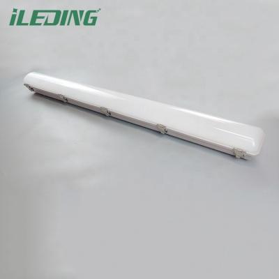 China Dimmable LED Vapor Tight Tri-proof Linear Light 36W 46W 65W 130lm/W IP66 IK10 for sale