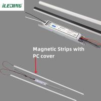 China 85 CRI Magnetic 4FT LED Linear Retrofit Kit 32W for 2x4 Troffer Commercial Office for sale