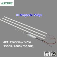 China 85 CRI Magnetic 4FT LED Linear Retrofit Kit 32W for 2x4 Troffer Commercial Office for sale