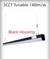 China ETL DLC Premium 90W 8FT Linear LED Batten Light Fixture 3CCT Tunable 120-277V for sale