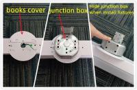 China 34W 4FT LED Batten Light Fixture SMD2835 3500K 4000K 5000K Surface Mounted Office Lighting for sale