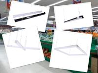China 34W 4FT LED Batten Light Fixture SMD2835 3500K 4000K 5000K Surface Mounted Office Lighting for sale