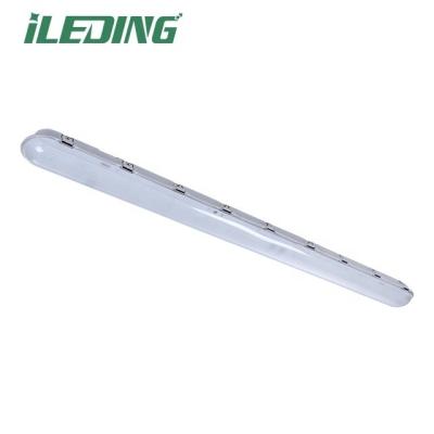 China 100W 8ft LED Vapor Tight Light Fixture 13000lm 80 CRI Tri Proof Garage Light for sale