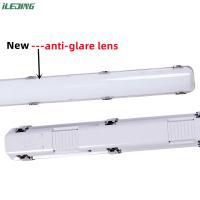 China 2FT 25W LED Vapor Tight Light PC Cover 120-277V Dimmable Industrial for sale