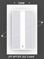 China Commercial Industrial Linear LED High Bay Light 160W 100W Selectable 2x4 FT ETL DLC for sale
