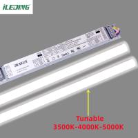 China 4FT PC Cover Office LED Linear Retrofit Kit Magnetic Troffer 35W 28W 20W 120-277V for sale