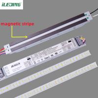 China 4FT PC Cover Office LED Linear Retrofit Kit Magnetic Troffer 35W 28W 20W 120-277V for sale