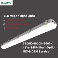 China 4FT 46W LED Vapor Tight Light Fixture IP66 Waterproof Tri-Proof Garage Light 5000K for sale