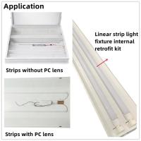 China IP44 LED Retrofit Kit Magnetic Linear Troffer 2x4 5000K 35W 28W 20W SMD2835 for sale