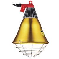 China Alloy Infrared Heating Lampshade 270W E27 for Chicken Farms Adjustable Temperature IPx4 for sale