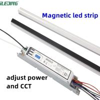 China 120-277V 120-347V 80 CRI Adjustable 3 CCT LED Linear Retrofit Kit with Motion Sensor for sale