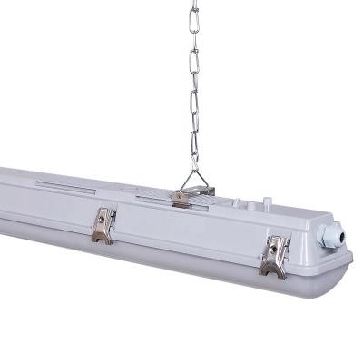 China IP66 Waterproof Linear 65W LED Vapor Tight Light 4FT 8450lm for Warehouse Dairy Farm for sale