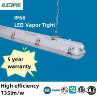 China IP66 Waterproof Linear 65W LED Vapor Tight Light 4FT 8450lm for Warehouse Dairy Farm for sale