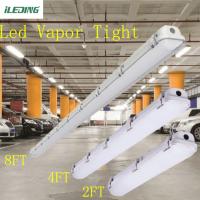 China Industrial 8FT LED Vapor Tight High Bay Tri-Proof Light 90W 65W Waterproof IP66 NSF for sale
