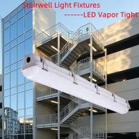 China 60W 4FT LED Vapor Tight Tri Proof Light Fixture 120-277V for Car Parking Lot for sale