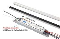 China LED Magnetic Retrofit Kit Troffer Light 34W 50000 Hours 100-277VAC for Commercial Office for sale