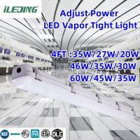 China 60W 4FT LED Vapor Tight Tri Proof Light Fixture 120-277V for Car Parking Lot for sale