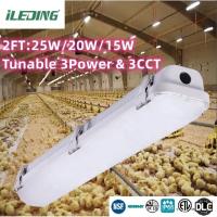 China 60W 4FT LED Vapor Tight Tri Proof Light Fixture 120-277V for Car Parking Lot for sale