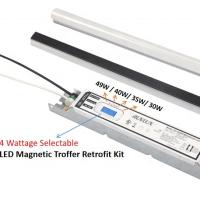 China LED Magnetic Linear Retrofit Kit Light 2FT 4FT 8FT 5000K 32W 50000 Hour Lifetime for sale